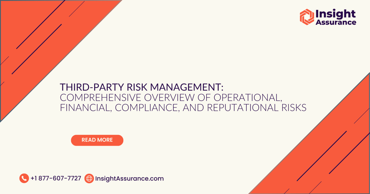 Third-Party Risk Management: Comprehensive Overview of Operational ...